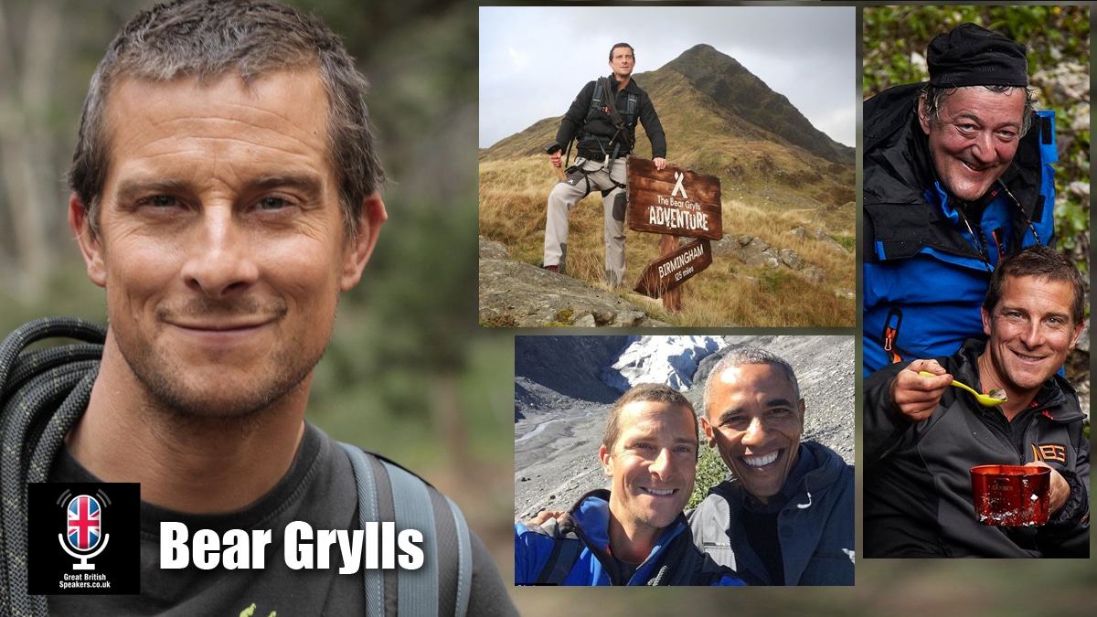 Bear Grylls Adventurer, Broadcaster Speaker Booking Agent