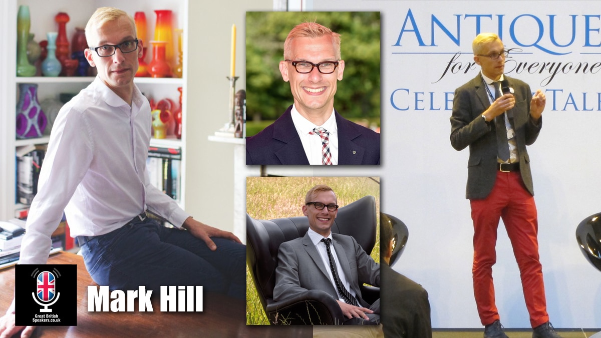 Antiques TV Presenter Mark Hill at Great British Speakers