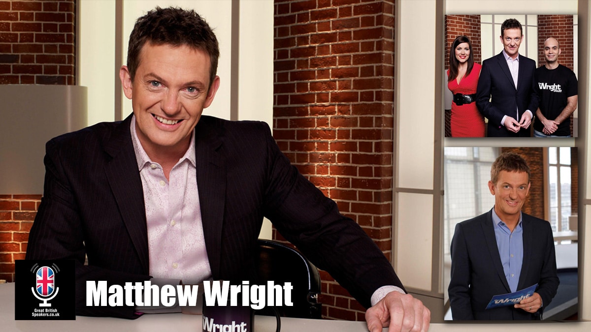 TV Presenter & Host Matthew Wright at Great British Speakers