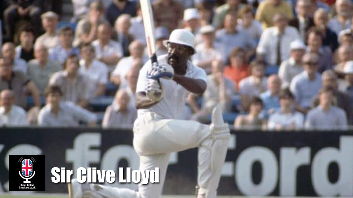 West Indies Cricketer Sir Clive Lloyd at Great British Speakers