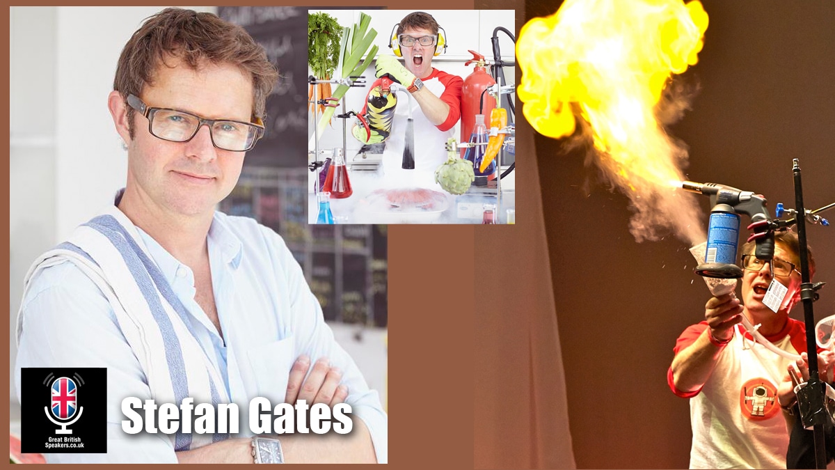 Stefan Gates, Book food science TV cook chef | Speaker Agent