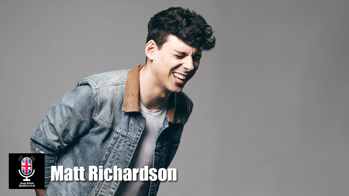 Comedian, TV and Radio Presenter Matt Richardson at Great British Speakers.