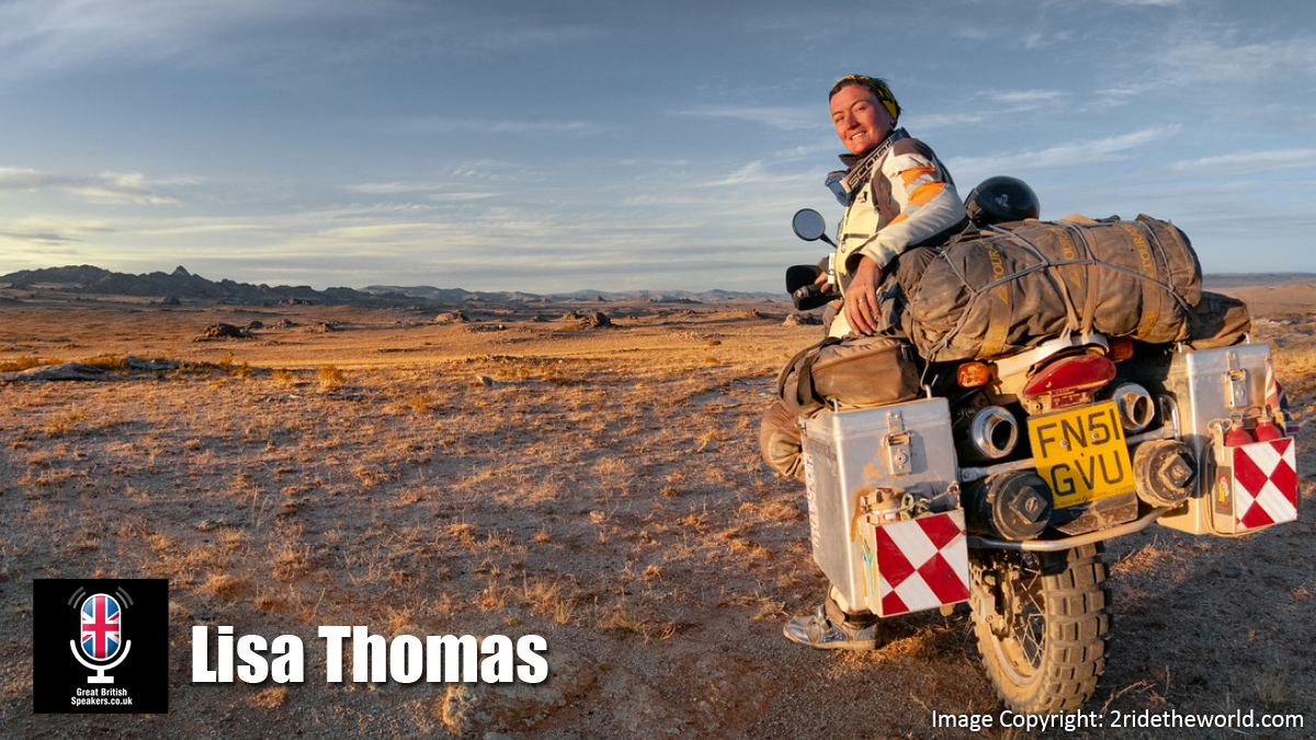 Lisa Thomas | Adventure Rider Motivational Speaker | Great British Speakers
