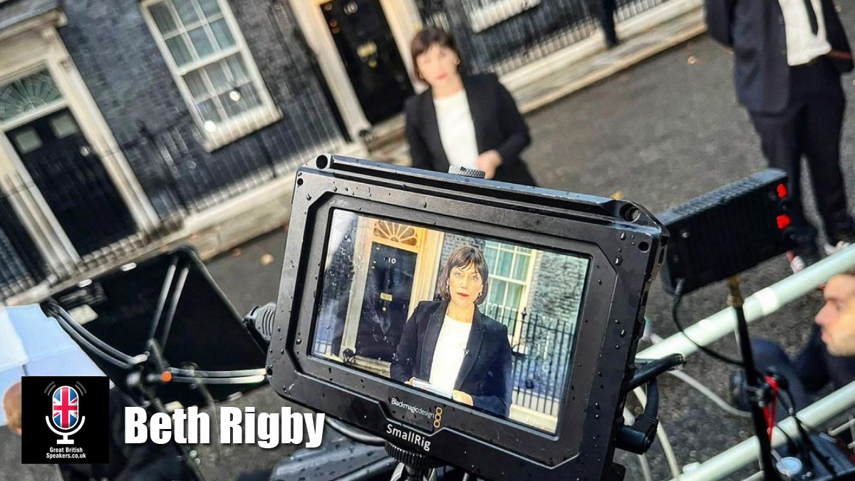 Sky News Political Broadcaster Beth Rigby at Great British Speakers.