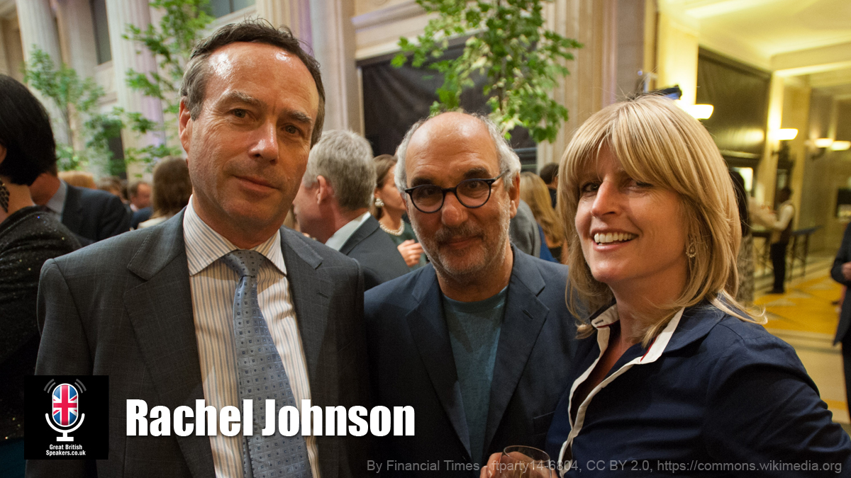 Journalist and Presenter Rachel Johnson at Great British Speakers.