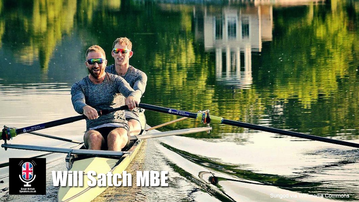 Olympic Rower Will Satch MBE at Great British Speakers