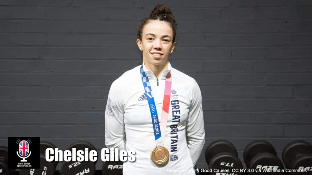 Olympic judoka Chelsie Giles at Great British Speaker