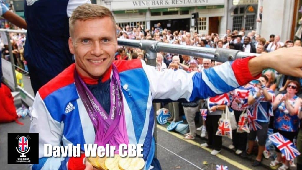 Paralympic Legend David Weir at Great British Speakers
