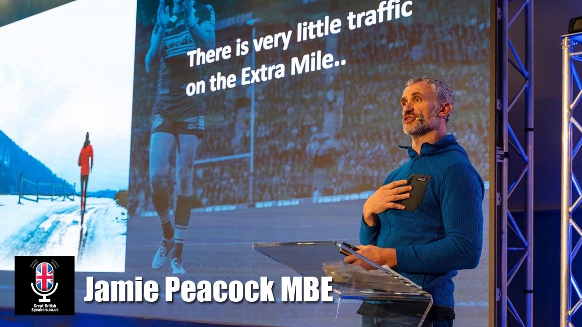 Former Rugby Player Jamie Peacock MBE at Great British Speakers