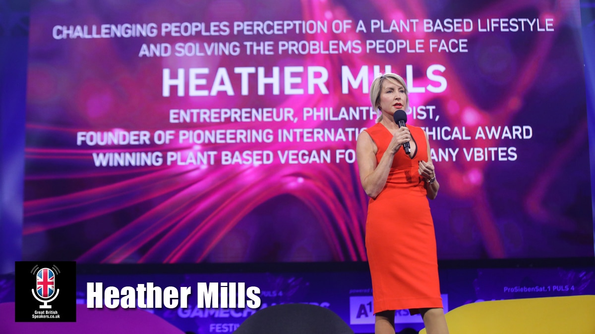 Heather Mills | Inspirational Speaker Great British Speakers