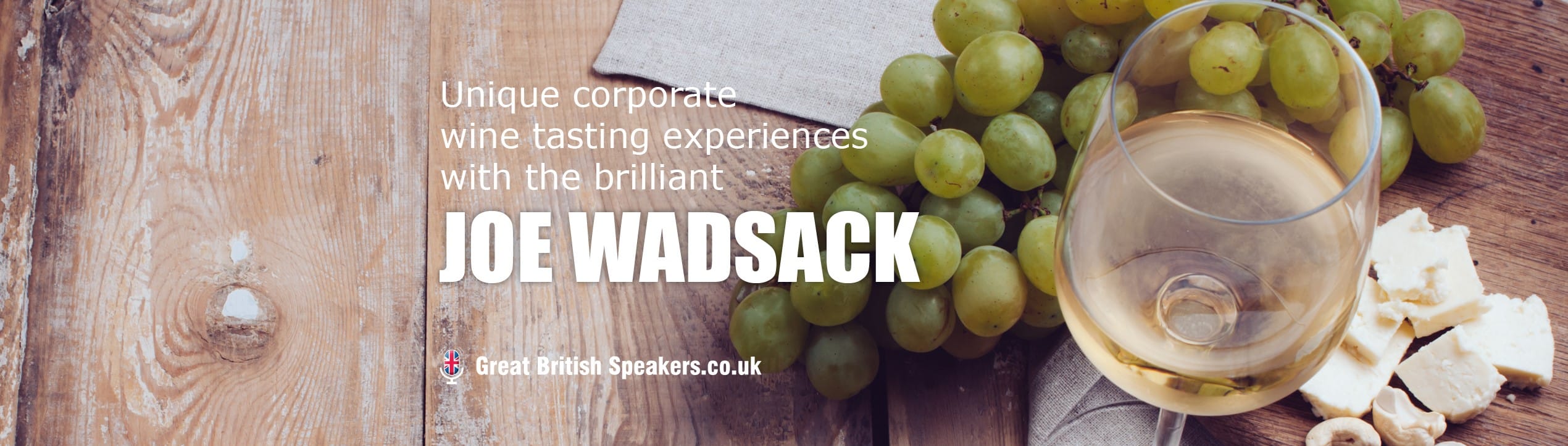 Corporate Wine Tasting events | Book expert Joe Wadsack