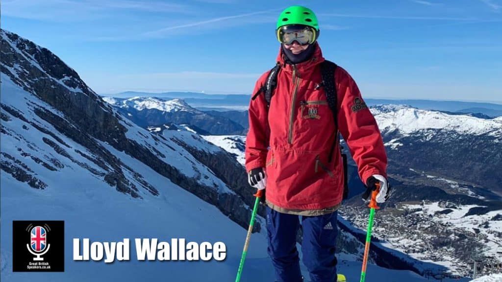 Winter Olympian Lloyd Wallace at Great British Speakers