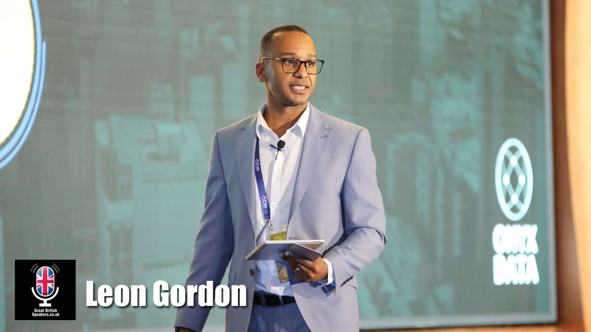 Tech Thought Leader Leon Gordon at Great British Speakers
