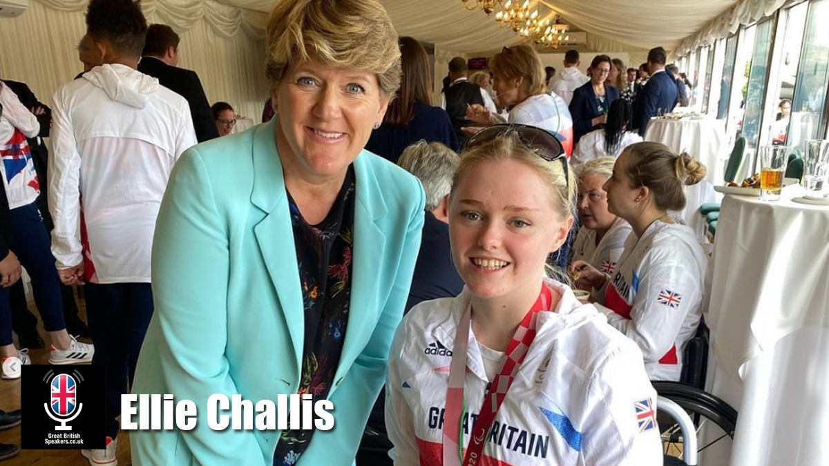 Paralympic Swimmer Ellie Challis at Great British Speakers