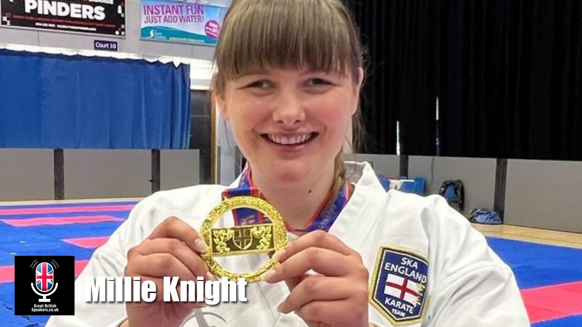 Paralympian Millie Knight at Great British Speakers