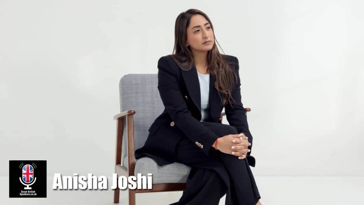 Osteopath Anisha Joshi at Great British Speakers