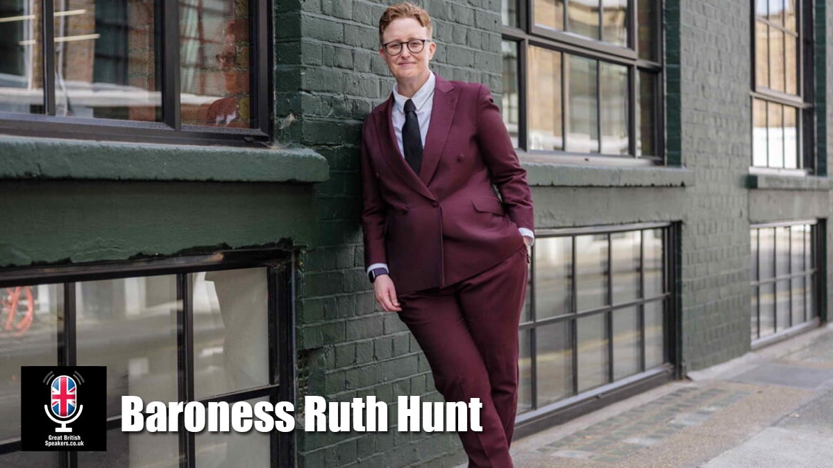 LGBTQ+ Speaker Baroness Ruth Hunt at Great British Speakers