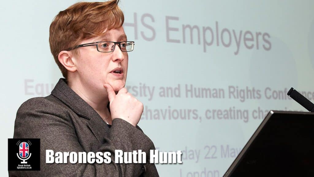 LGBTQ+ Speaker Baroness Ruth Hunt at Great British Speakers