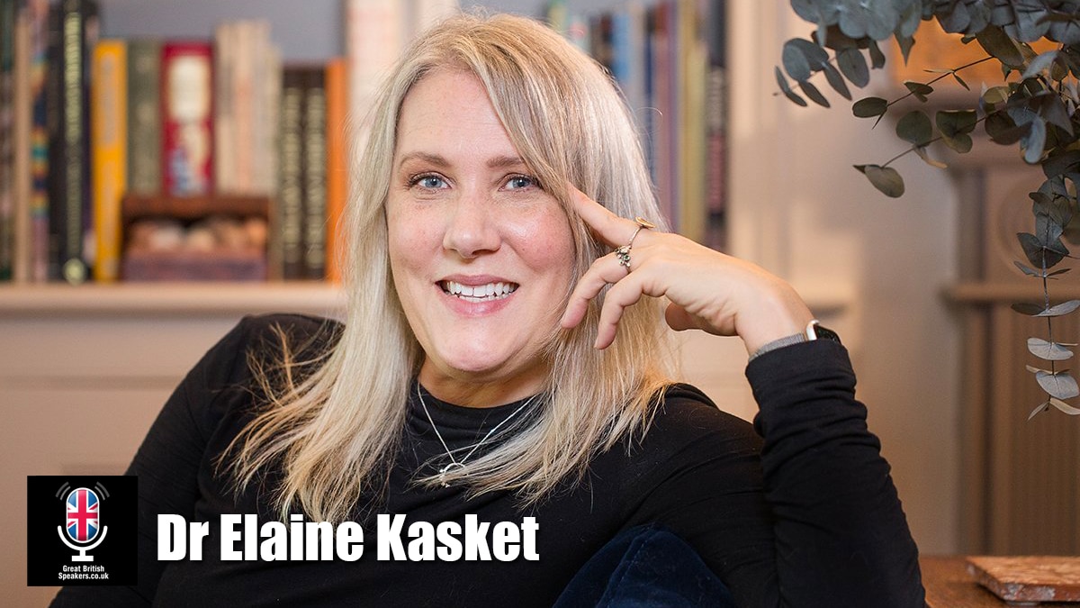 Cyberpsychologist Dr Elaine Kasket at Great British Speakers