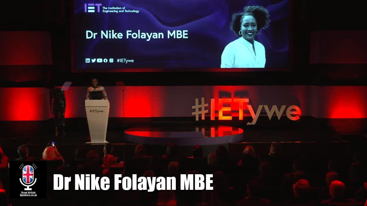 Diversity Speaker Dr Nike Folayan at Great British Speakers