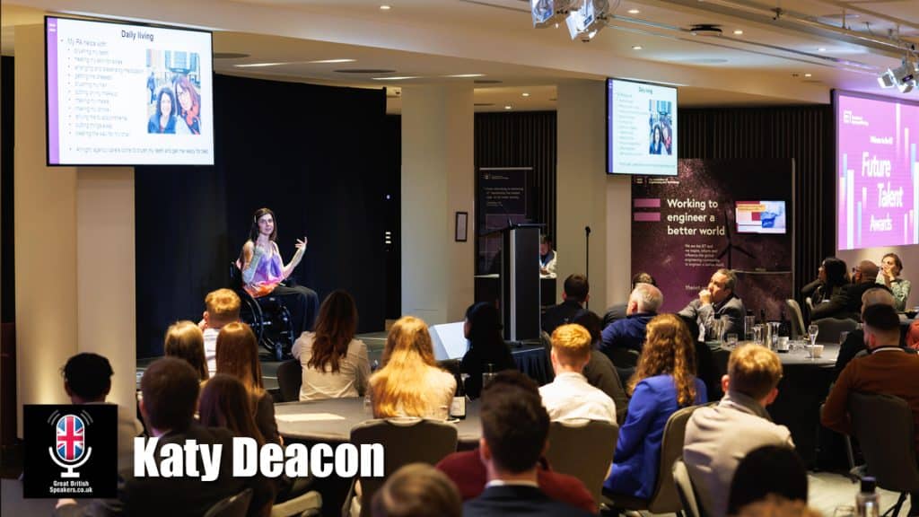 Disability Speaker Katy Deacon at Great British Speakers