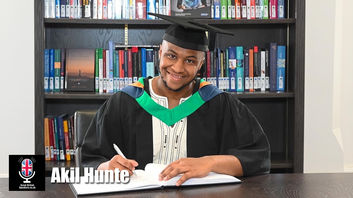 Diversity Speaker Akil Hunte at Great British Speakers
