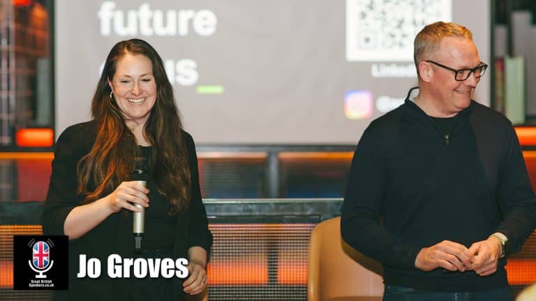 Jo Wimble-Groves | Top 100 Women in Tech | Great British Speakers