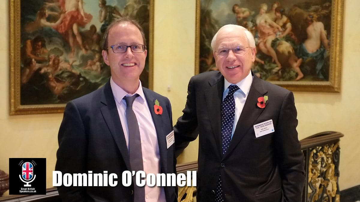 Business Speaker Dominic O'Connell at Great British Speakers