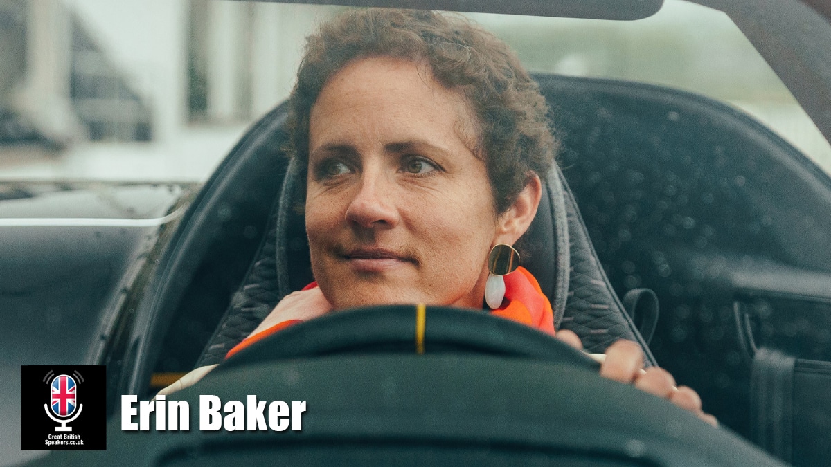 Motoring Thought Leader Erin Baker at Great British Speakers
