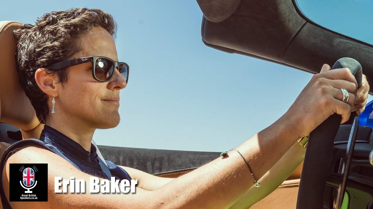 Motoring Thought Leader Erin Baker at Great British Speakers