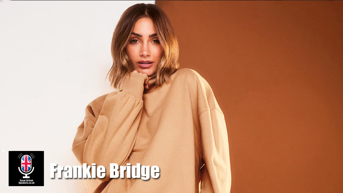 Pop Singer Frankie Bridge at Great British Speakers
