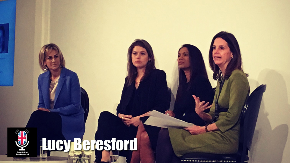Wellbeing Warrior Lucy Beresford at Great British Speakers