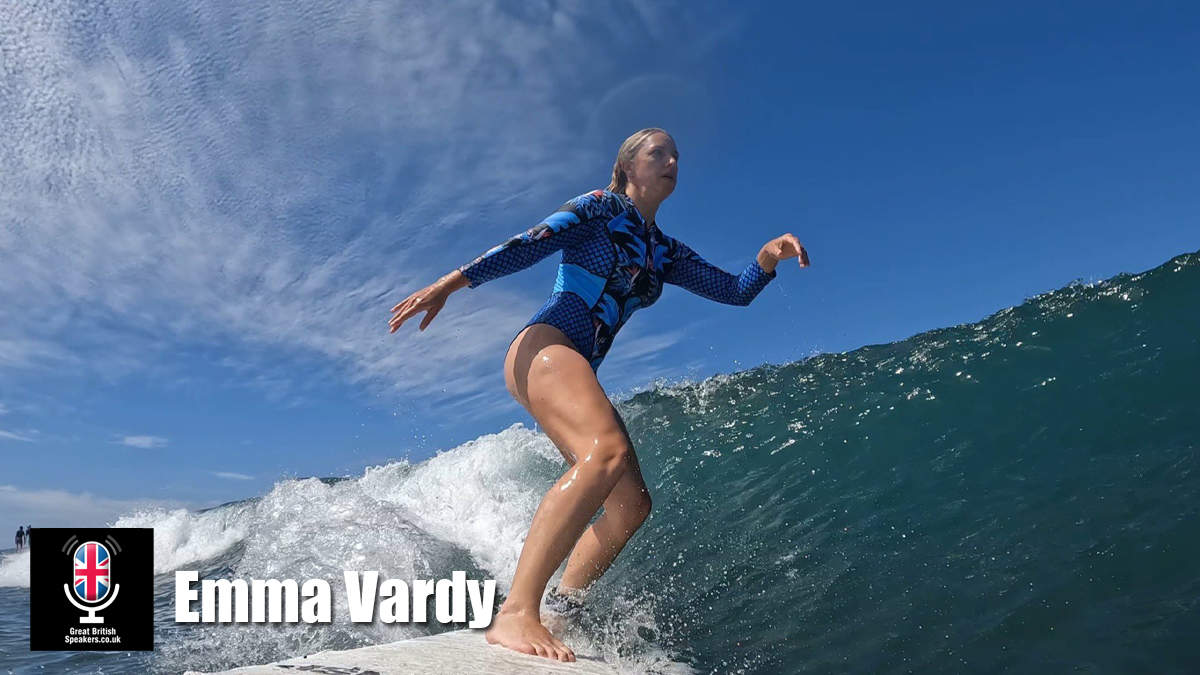 BBC Correspondent Emma Vardy at Great British Speakers