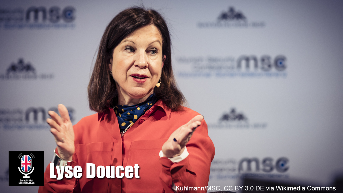 International Correspondent Lyse Doucet at Great British Speakers