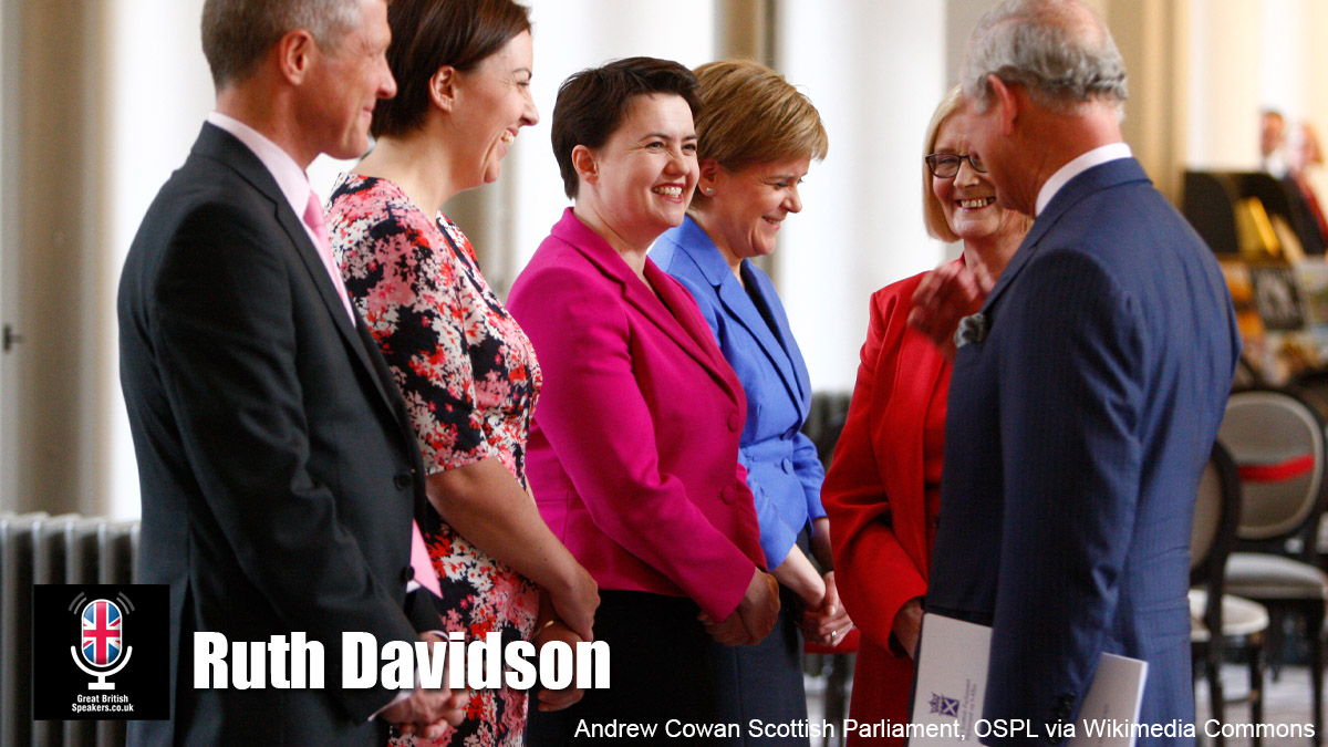 Scottish Politician Ruth Davidson at Great British Speakers