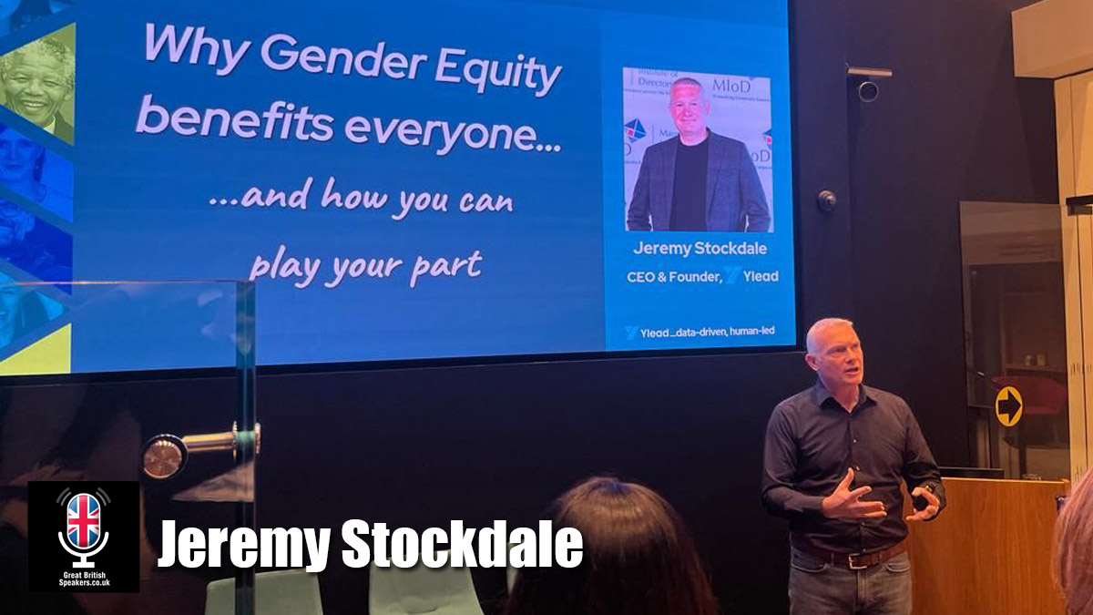 Gender Equality Speaker Jeremy Stockdale at Great British Speakers