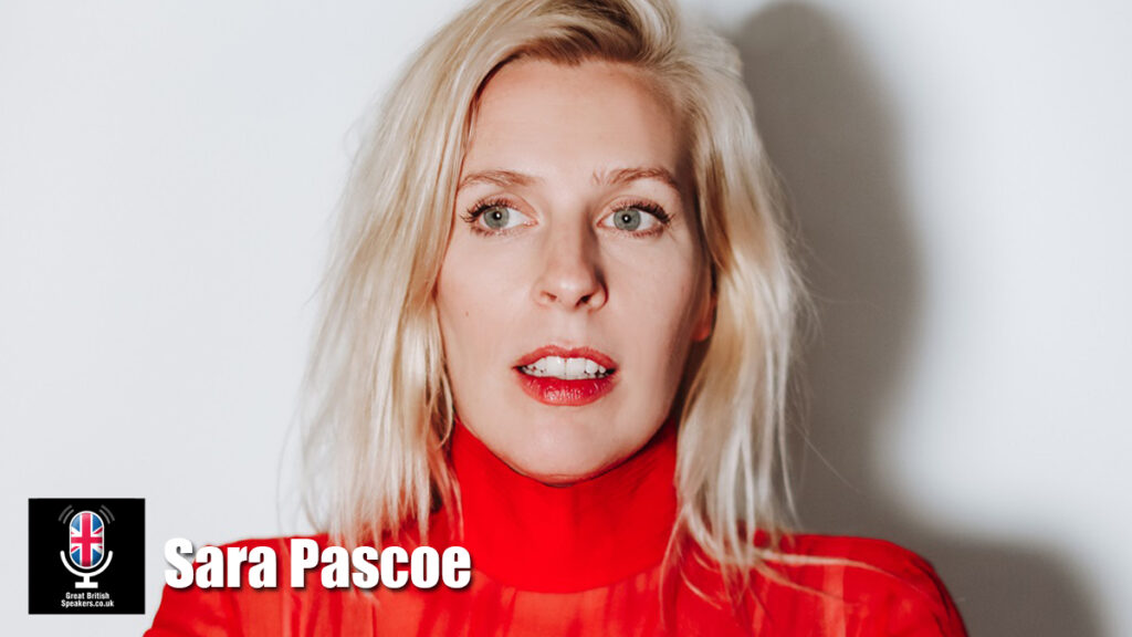 Female Comedian Sara Pascoe at Great British Speakers